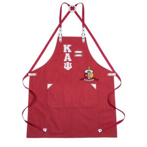 bbgreek kappa alpha psi official vendor - canvas and vegan leather apron - fraternity paraphernalia