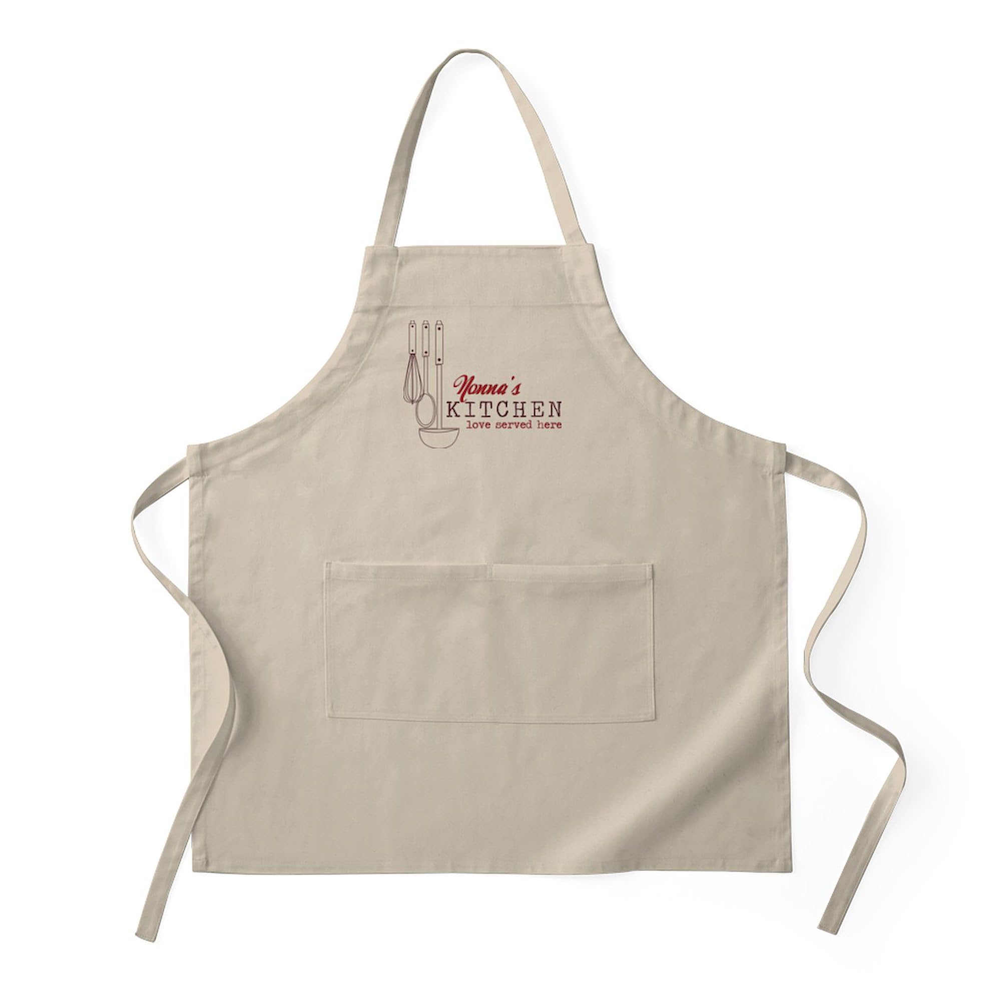 CafePress Nonna's Kitchen Kitchen Apron with Pockets, Grilling Apron, Baking Apron