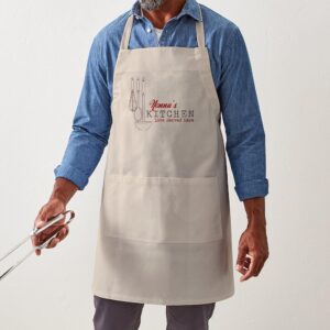 CafePress Nonna's Kitchen Kitchen Apron with Pockets, Grilling Apron, Baking Apron