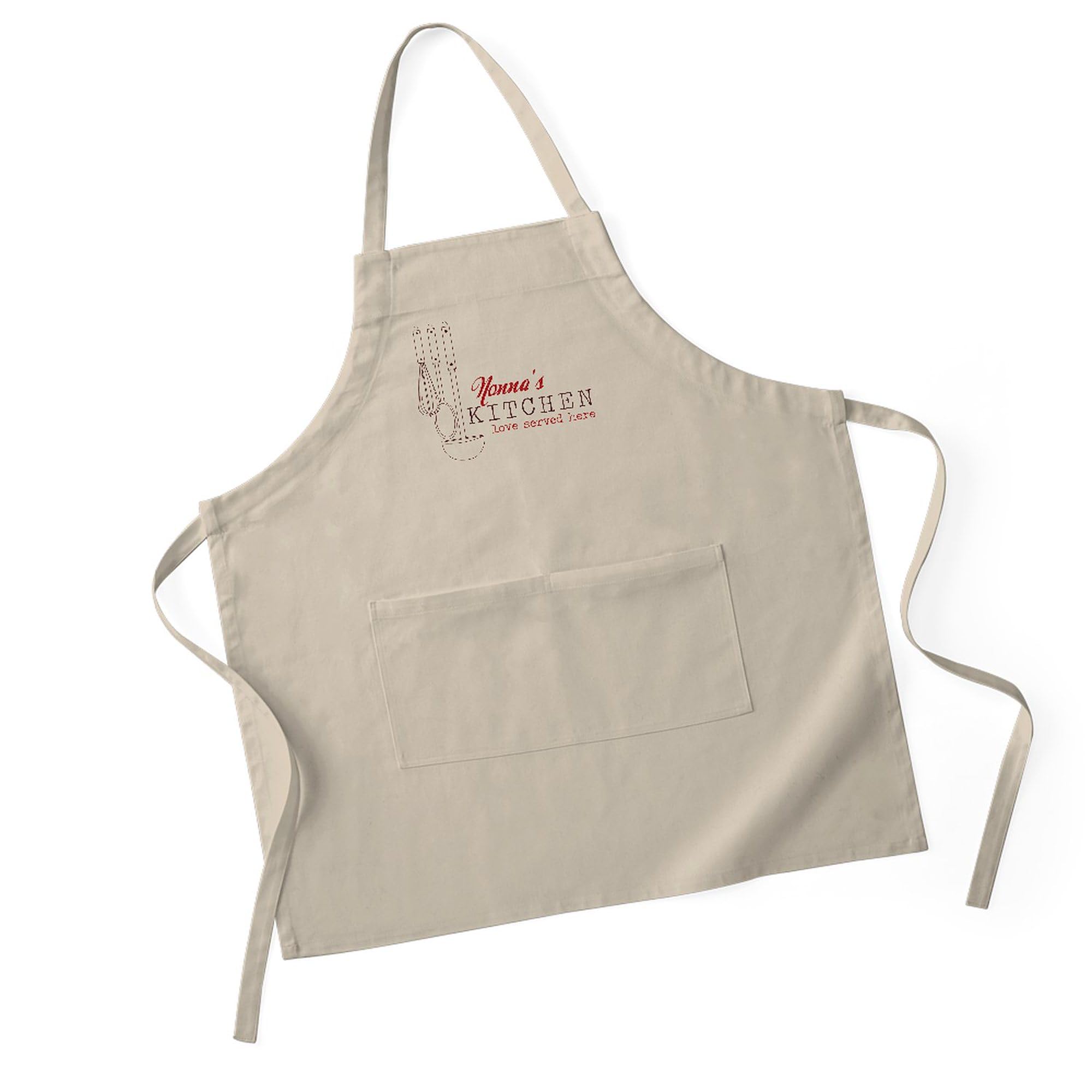 CafePress Nonna's Kitchen Kitchen Apron with Pockets, Grilling Apron, Baking Apron