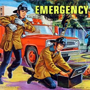 Emergency TV Show Lunchbox Vintage Art 2" x 3" Fridge Magnet Set of 2 Refrigerator Lunch Box Nostalgic Retro