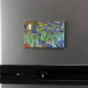 Buttonsmith Vangogh Starry Night Magnet - Set of 2 1.75" x 2.75" Rectangle Magnets - Made in The USA