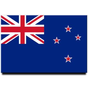 new zealand flag fridge magnet wellington travel souvenir auckland