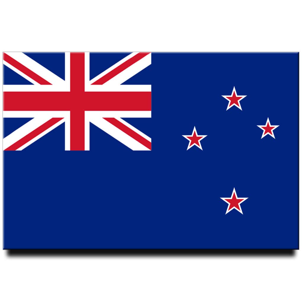 New Zealand Flag Fridge Magnet Wellington Travel Souvenir Auckland