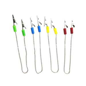 cchude 4 pcs metal napkin clips napkin neck chain clip flexible bib holder clips dental bib clips napkin chain clips napkin lanyard with clips for dining