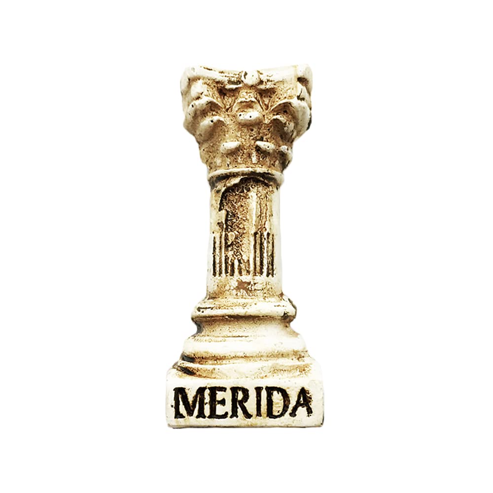 Merida Mexico 3D Pillar Fridge Magnet Souvenir Gift,Handmade Home & Kitchen Decoration Merida Refrigerator Magnet Collection