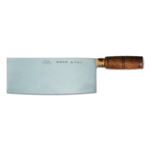 dexter s5198 8" x 3-1/4" chinese chefs knife with wooden handle