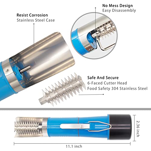 Electric Fish Scaler Set，Powerful Fish Scaler Remover with 2600mAh rechargeable batteries，Fish Cordless Dynamic Fish Scaler Easily Remove fishscales without Fuss Or Mess