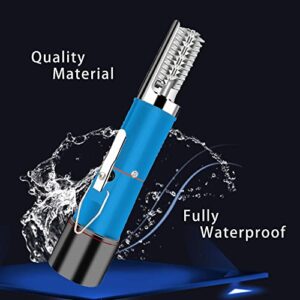 Electric Fish Scaler Set，Powerful Fish Scaler Remover with 2600mAh rechargeable batteries，Fish Cordless Dynamic Fish Scaler Easily Remove fishscales without Fuss Or Mess