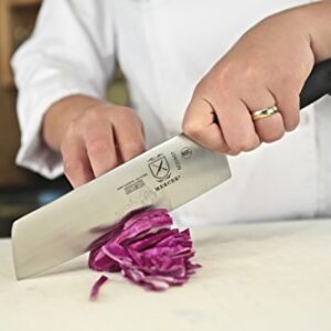 Mercer Culinary M20907 Genesis 7-Inch Nakiri Vegetable Knife,Black