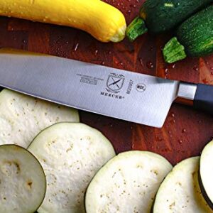 Mercer Culinary M20907 Genesis 7-Inch Nakiri Vegetable Knife,Black