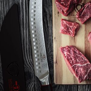 DALSTRONG Butcher Knife - 8 inch - Shogun Series ELITE - Japanese AUS-10V Super Steel - G10 Handle - Vacuum Treated - Meat, Kitchen Slicer - Razor Sharp Breaking Knife - BBQ Knife - Sheath Included