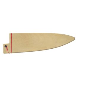 shun saya sheath, universal fit for chef and santoku knives, 7-8 inch, beech wood,