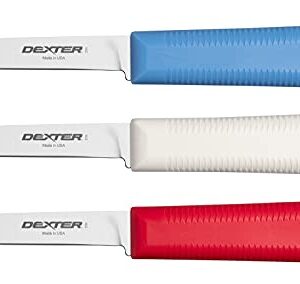 Dexter-Russell 3 Pack of S104 parers in red, White & Blue, Multicolor