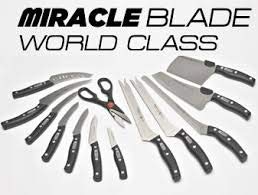 Miracle Blade IV World Class Professional Series 13 Piece Chef's Knife Collection - Ergonomic and Versatile Flash Forged Blades