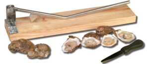 king kooker 5500 stainless steel oyster opener, with oyster knife