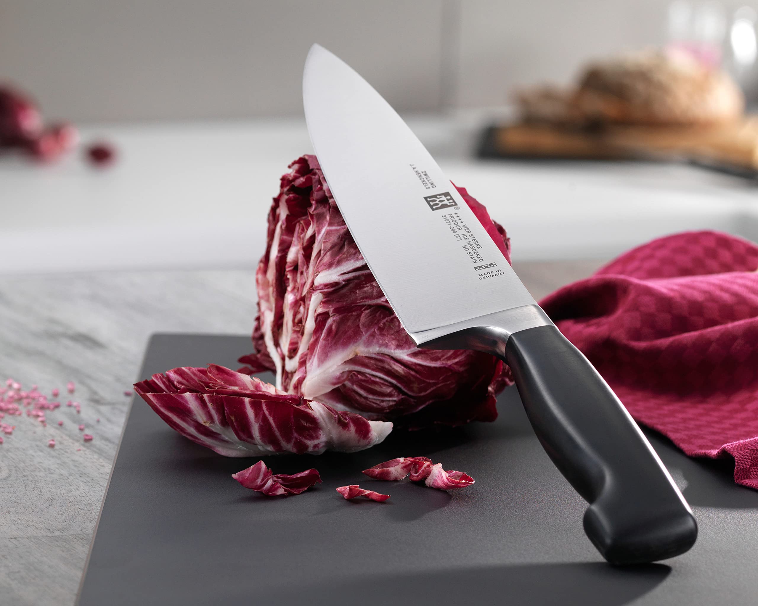 Zwilling J.A. Henckels ZWILLING Chef's Knife, 8 Inch, Black