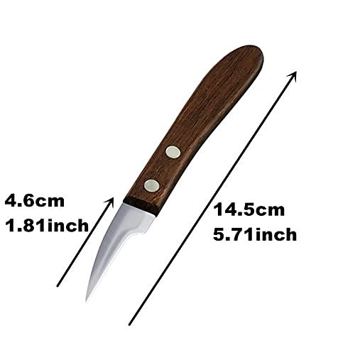 HTIAM 4 Pieces Kitchen Vegetable DIY Carving Knives Professional Chef Knife Sharp Well Food Fruit Paring Knife