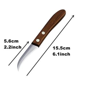 HTIAM 4 Pieces Kitchen Vegetable DIY Carving Knives Professional Chef Knife Sharp Well Food Fruit Paring Knife