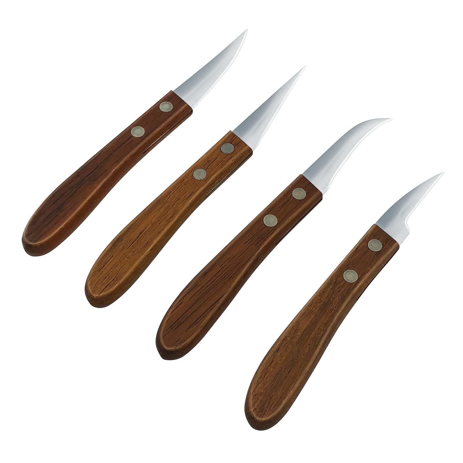 HTIAM 4 Pieces Kitchen Vegetable DIY Carving Knives Professional Chef Knife Sharp Well Food Fruit Paring Knife