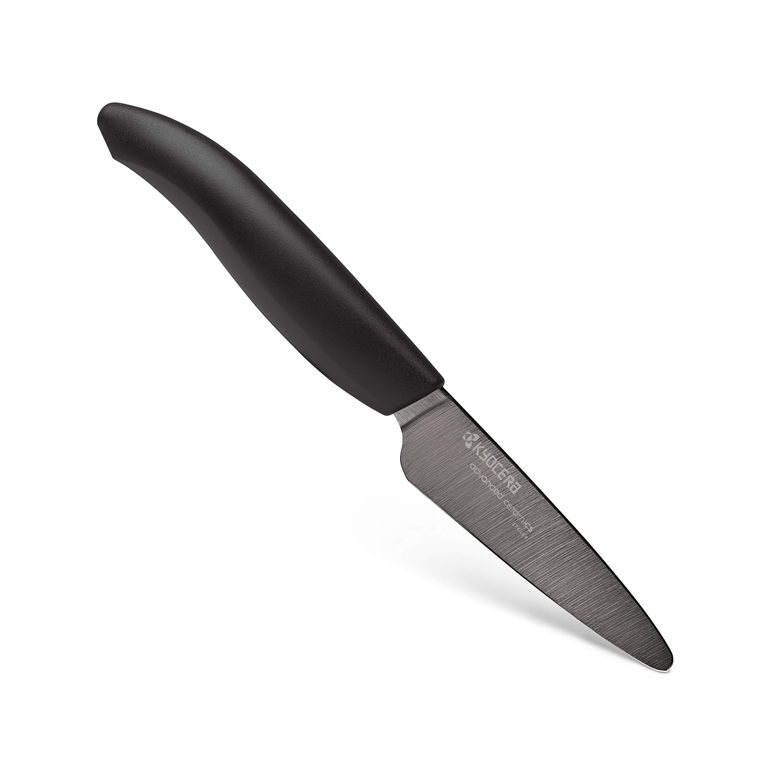 Kyocera Advanced Ceramic Revolution Series 3-inch Paring Knife, Black Blade