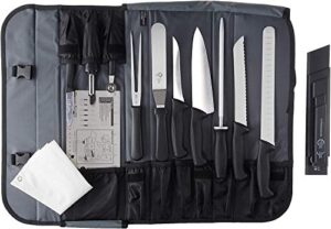 mercer culinary partners in education 23-piece millennia culinary school kit,black