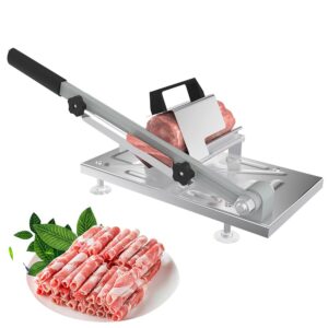 koconic manual frozen meat slicer,stainless steel meat cleavers for beef mutton and pork roll,food slicer machine for home cooking