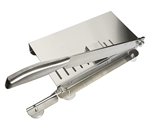 Frozen Meat Cutter Manual Slicer Chopper 10.4inch Stainless Steel for Rib Beef Mutton Vegetable Whole Chicken