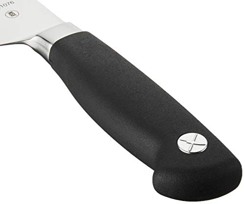 Mercer Culinary M21076 Genesis 6-Inch Short Bolster Chef's Knife, Black