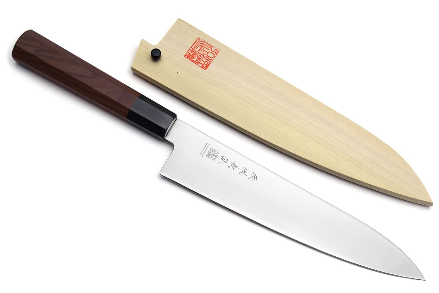 Yoshihiro Ice Hardened Stainless Steel Wa Gyuto Japanese Chef Knife (8.25'' (210mm))