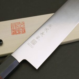 Yoshihiro Ice Hardened Stainless Steel Wa Gyuto Japanese Chef Knife (8.25'' (210mm))