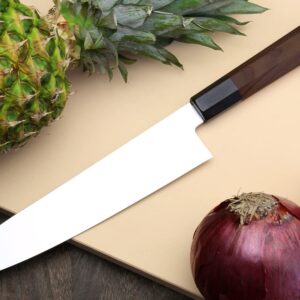 Yoshihiro Ice Hardened Stainless Steel Wa Gyuto Japanese Chef Knife (8.25'' (210mm))