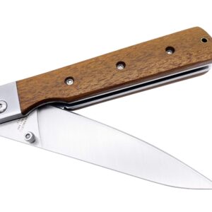 Herbertz Germany Extremely Sharp Pocket Folding Kitchen Chef Knife Paring Utility Knife Natural Rosewood 440 Stainless Steel Japanese Style