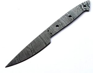 jnr traders damascus steel blank blade knife making material 9" handmade damascus paring knife blank blade full tang 352 layers jnr3720