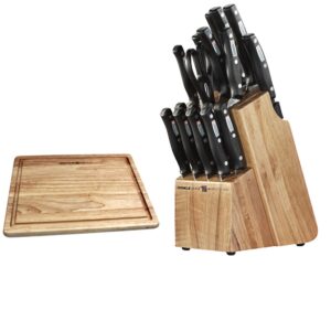 miracle blade iv world class professional 18 piece set and cutting board bundle