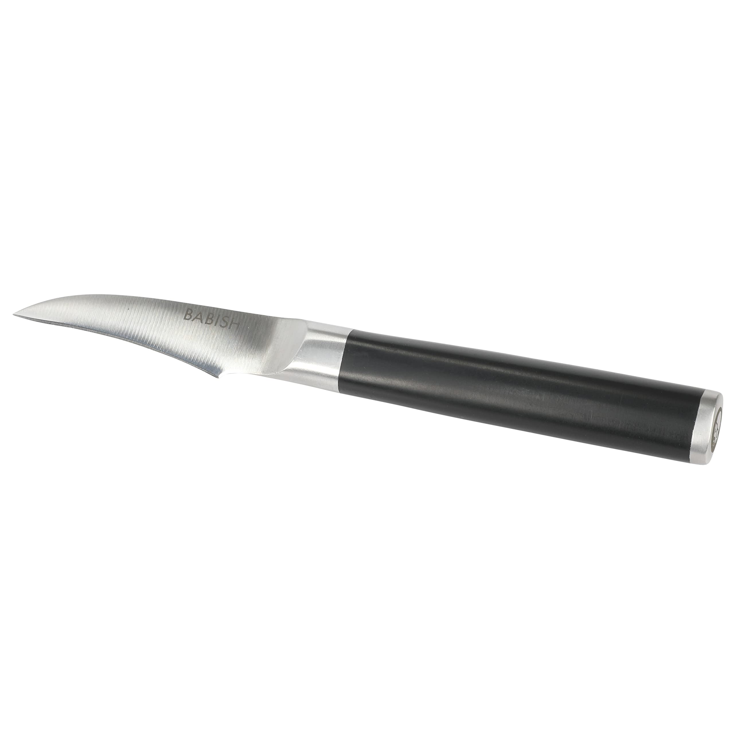 Babish High-Carbon 1.4116 German Steel Cutlery, Birds Beak Peeling, Paring, Tourne Kitchen Knife