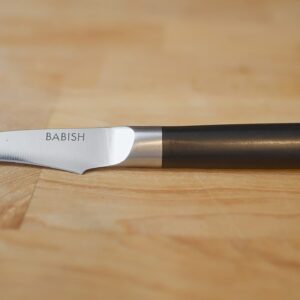 Babish High-Carbon 1.4116 German Steel Cutlery, Birds Beak Peeling, Paring, Tourne Kitchen Knife