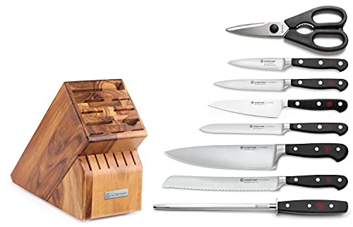 WÜSTHOF Classic 9-Piece Knife Block Set