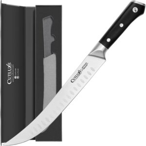 Cutluxe Brisket, Bullnose and Cimeter Knife Set– Forged High Carbon German Steel – Full Tang & Razor Sharp – Ergonomic Handle Design – Artisan Series