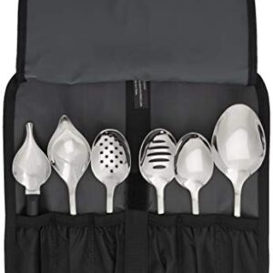 Mercer Culinary 7-Piece Plating Spoons II Set, Silver