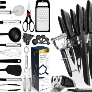 Home Hero 25 Pcs Utensils Set + 20 Pcs Knife Set