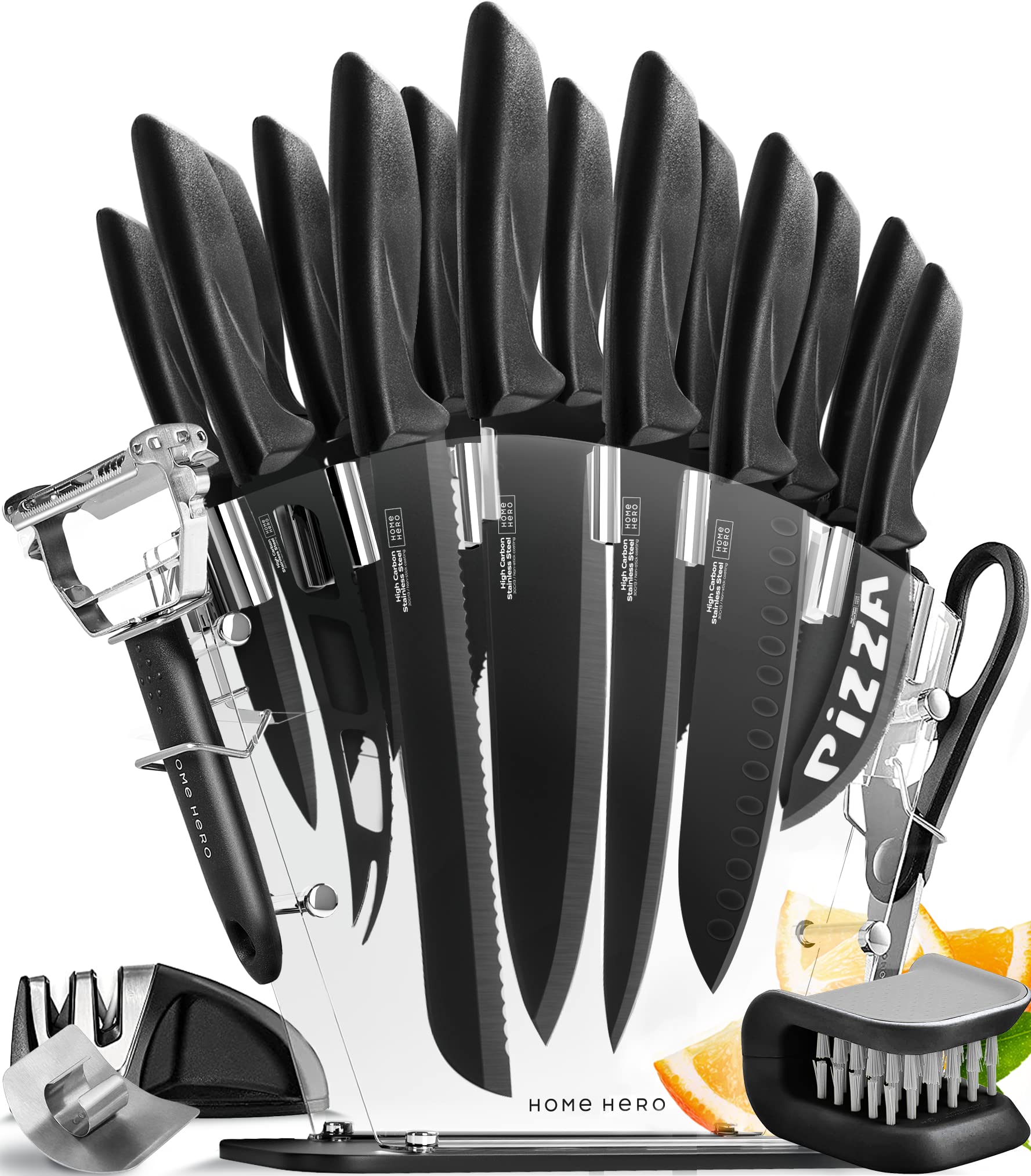 Home Hero 25 Pcs Utensils Set + 20 Pcs Knife Set