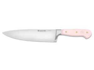 wÜsthof classic pink himalayan salt 8" chef's knife