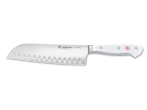 wÜsthof classic santoku knife, white, 7"