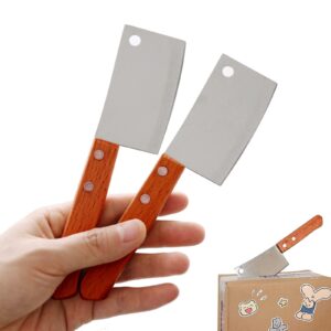 ruksifg mini kitchen knife set 2pcs package box cutter mini fruit knife for home kitchen cheese knife