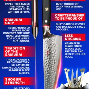 Dalstrong Shogun Series Butcher Knife 10" Bundled with Chef Knife 8" - ELITE