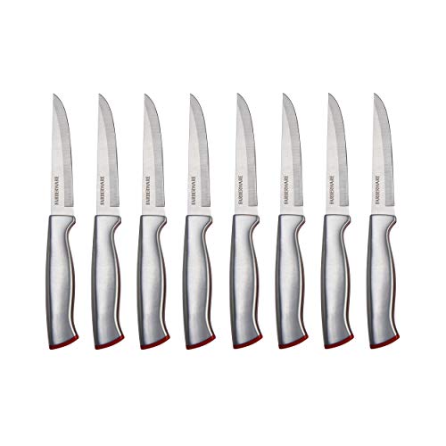 Farberware 5203702 Edgekeeper Knife Set, One Size, Red