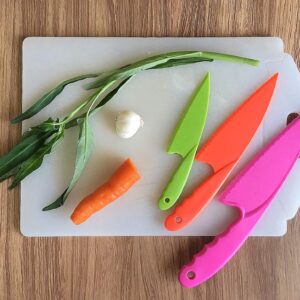 Plastic Kid Knives For Kids Toddler Children Cooking Safe Kitchen Knife Set For Cutting Lettuce Knife Salad Knives