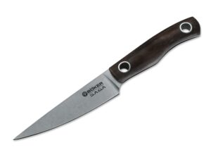 boker grenadill saga paring knife, black