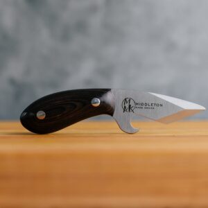 Middleton Made Knives Brew Shucker - Oyster Knife with Bottle Opener - Handmade Oyster Shucker - Oyster Shucking Knife - Made in the USA